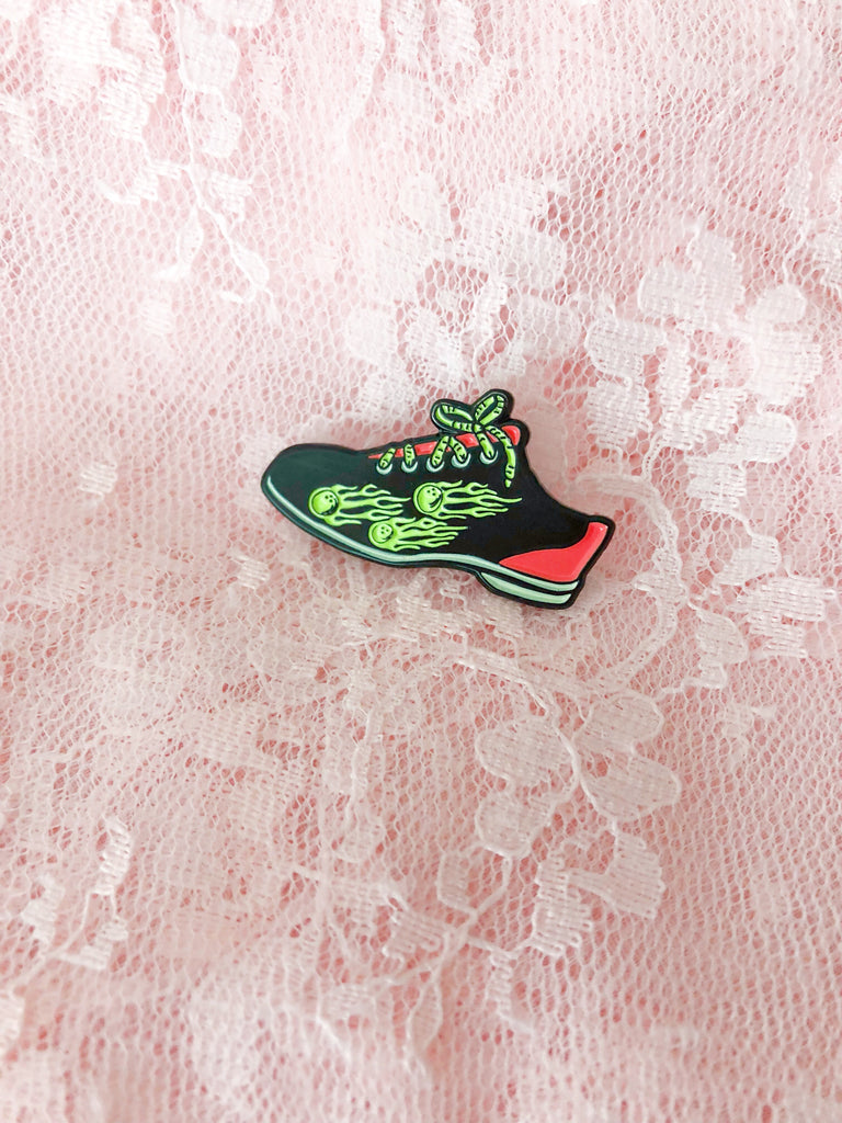 BOWLING SHOE Enamel Pin – Pretty Candy Pin Company