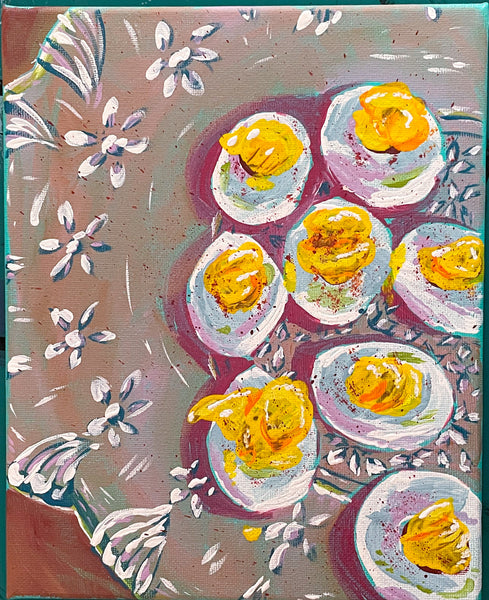 “Deviled Eggs” Art Print – Pretty Candy Pin Company