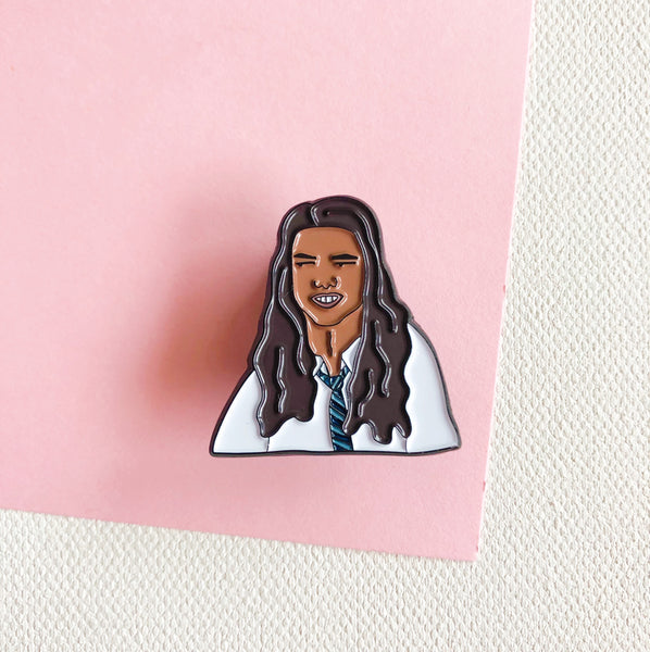 Jacob Black Enamel Pin – Pretty Candy Pin Company